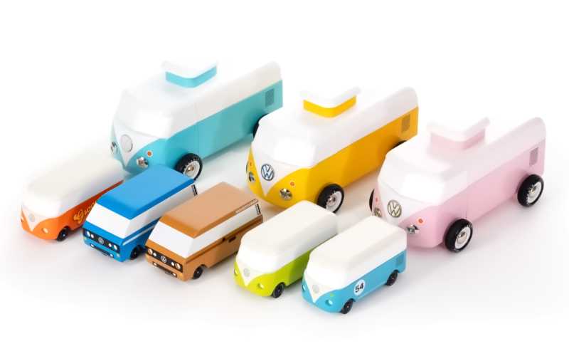 Candylab Toys x Volkswagen VW Bus | Holzspielzeug Autos