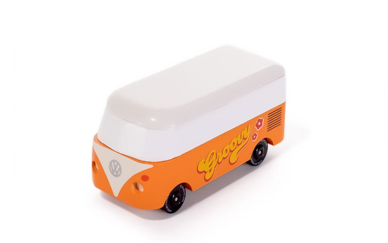 Candycar® VW Bus T1 Groovy Orange | Candylab Toys Holzauto