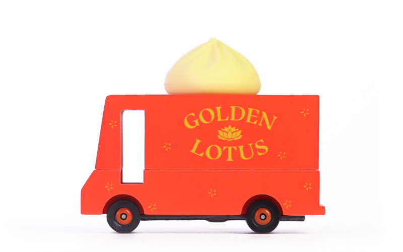 Candycar® Dumpling Van Holzauto | Candylab Toys Holz Spielzeugauto