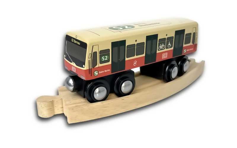 Wooden Toy Trains SainSmart Jr. Classical Wooden Train Track Set- An
